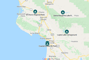 Lopez Lake Campground - Delivered RV Rentals